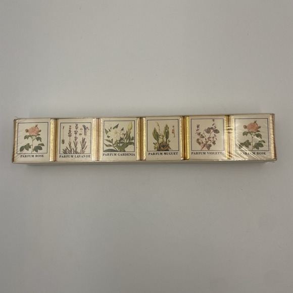 Bath | Vintage English Bath Cubes Set Of 6 New Ben Rickert Granny ...